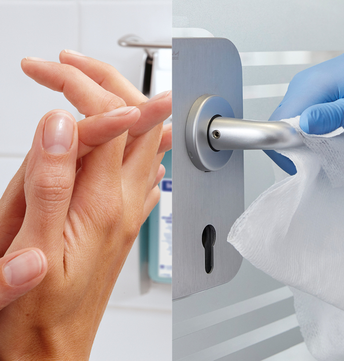 Hygiene measures in case of influenza viruses